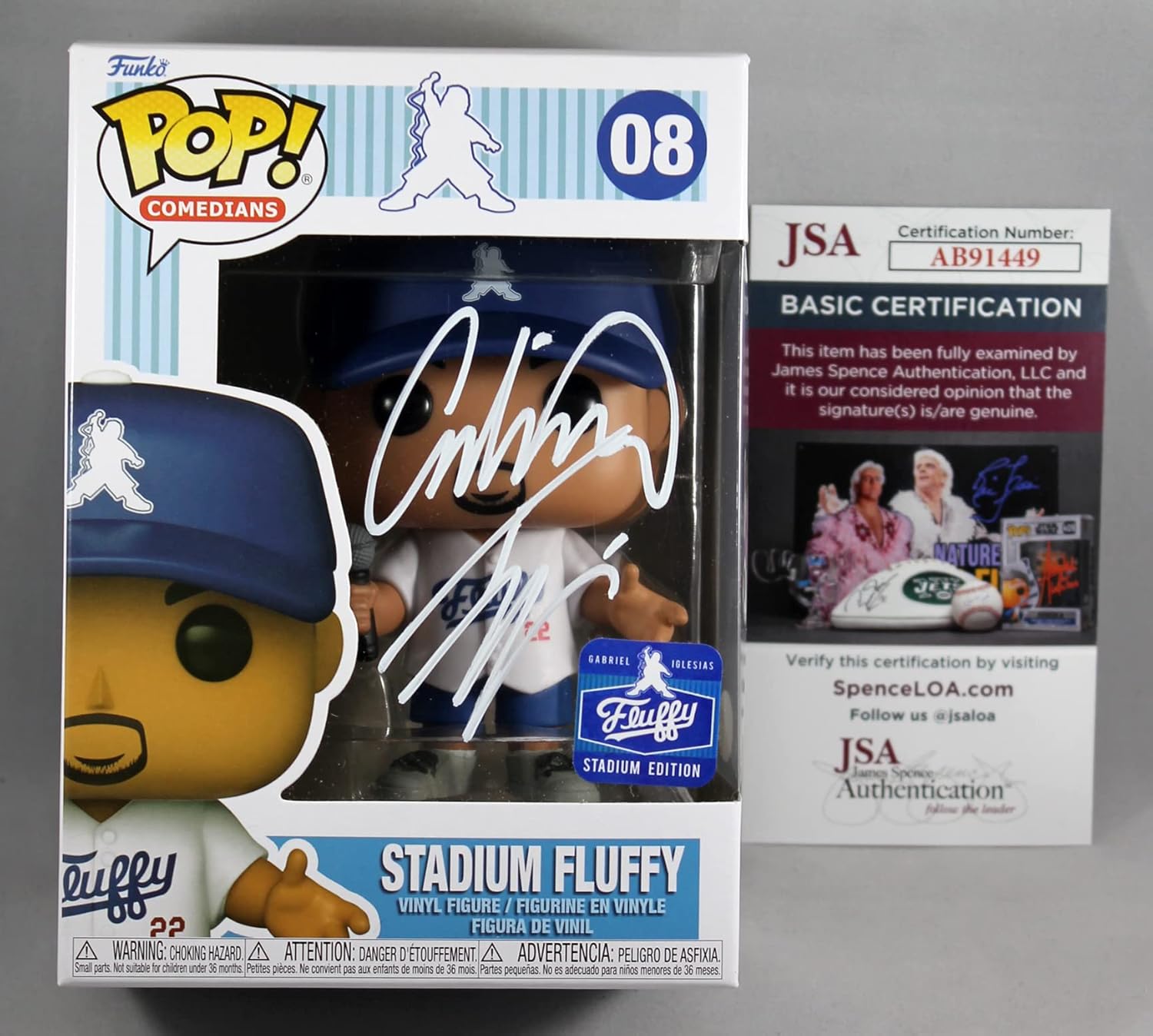 Gabriel "Fluffy" Iglesias Signed Stadium Fluffy Exclusive Funko Pop ...