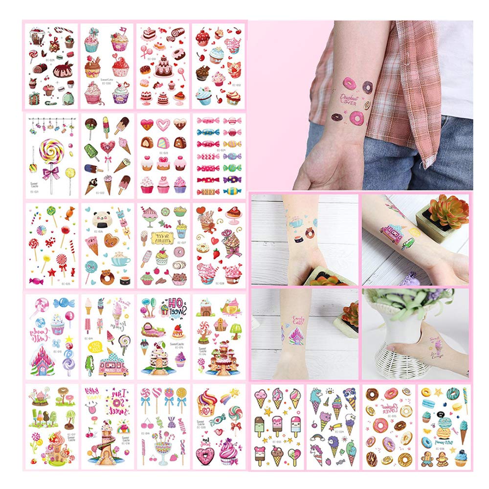 Buy Xinlie Temporary Tattoos Kid Friendly Fake Waterproof Tattoo ...
