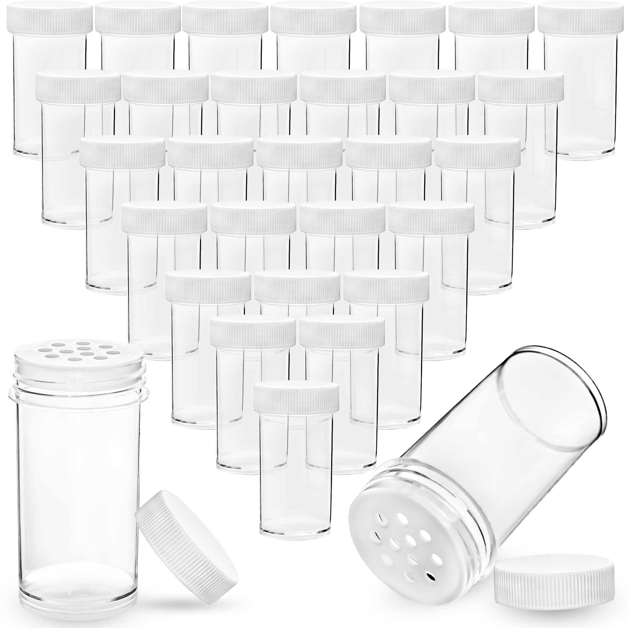 1oz Containers With Lids 50 Pack 1 Oz Mini Spice Jars With Sifter Lids ...