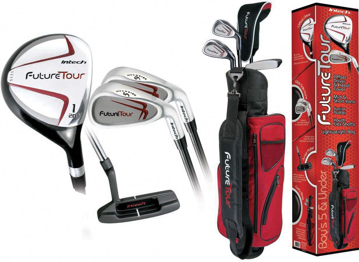 Junior Golf Set by Intech + addtional clubs - munimoro.gob.pe