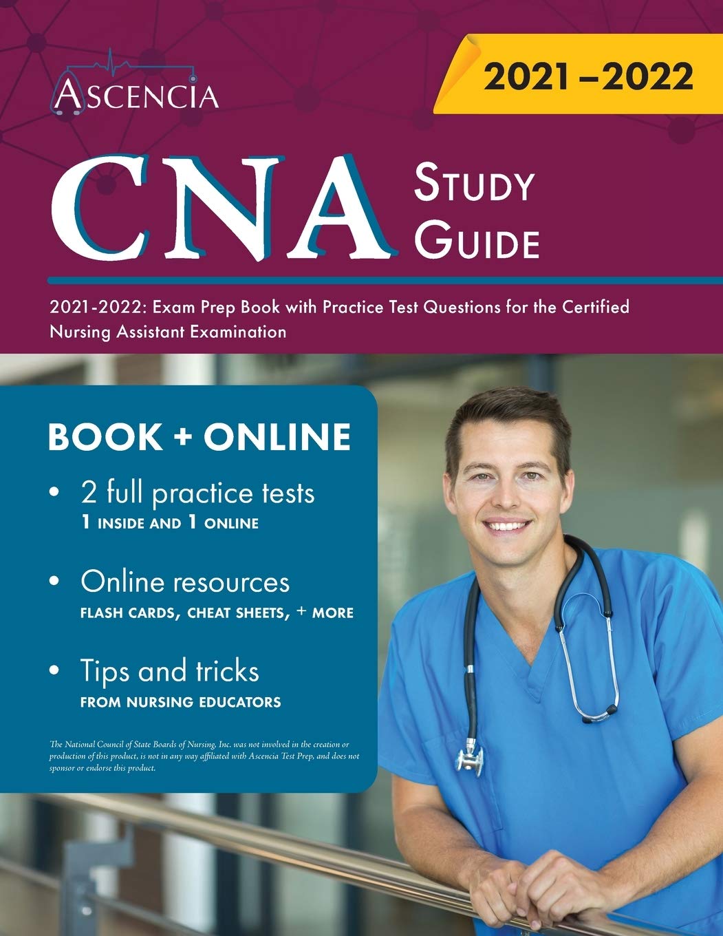 CNA Study Guide 2021-2022: Exam Prep Book with Practice Test Questions ...