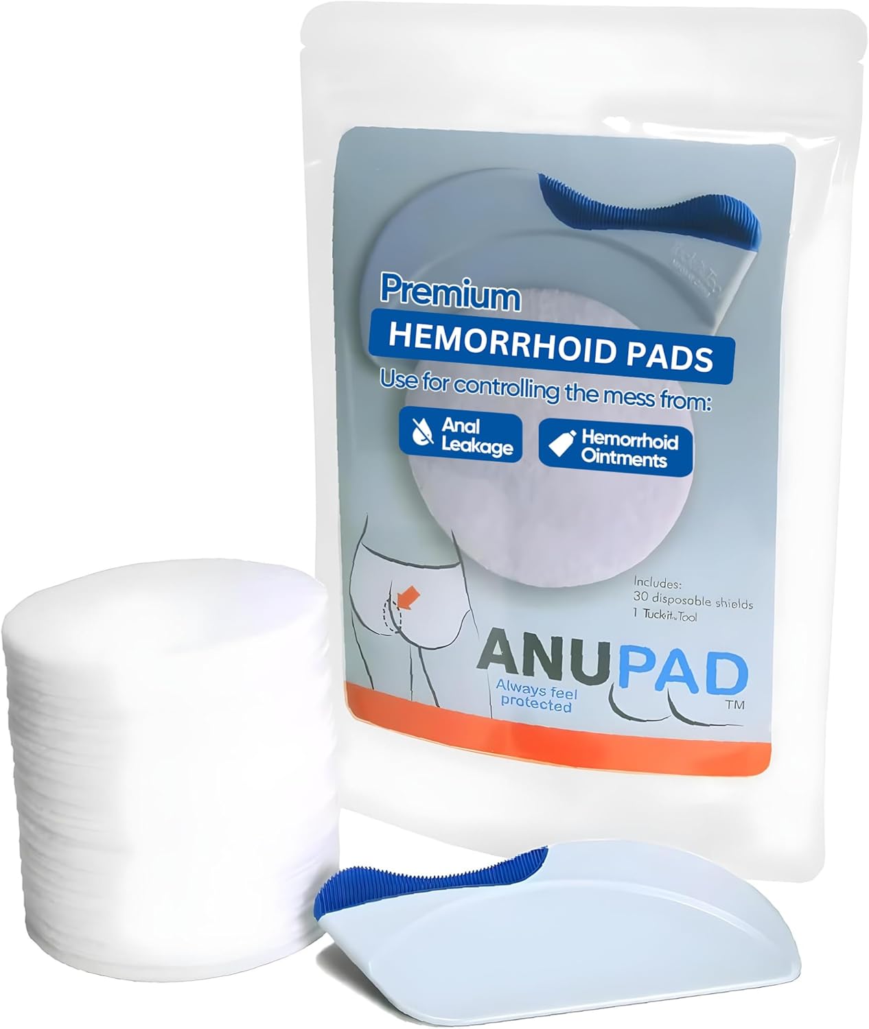 Amazon.com: Ultimate No Mess Hemorrhoid Pads for Fast Relief - Premium ...