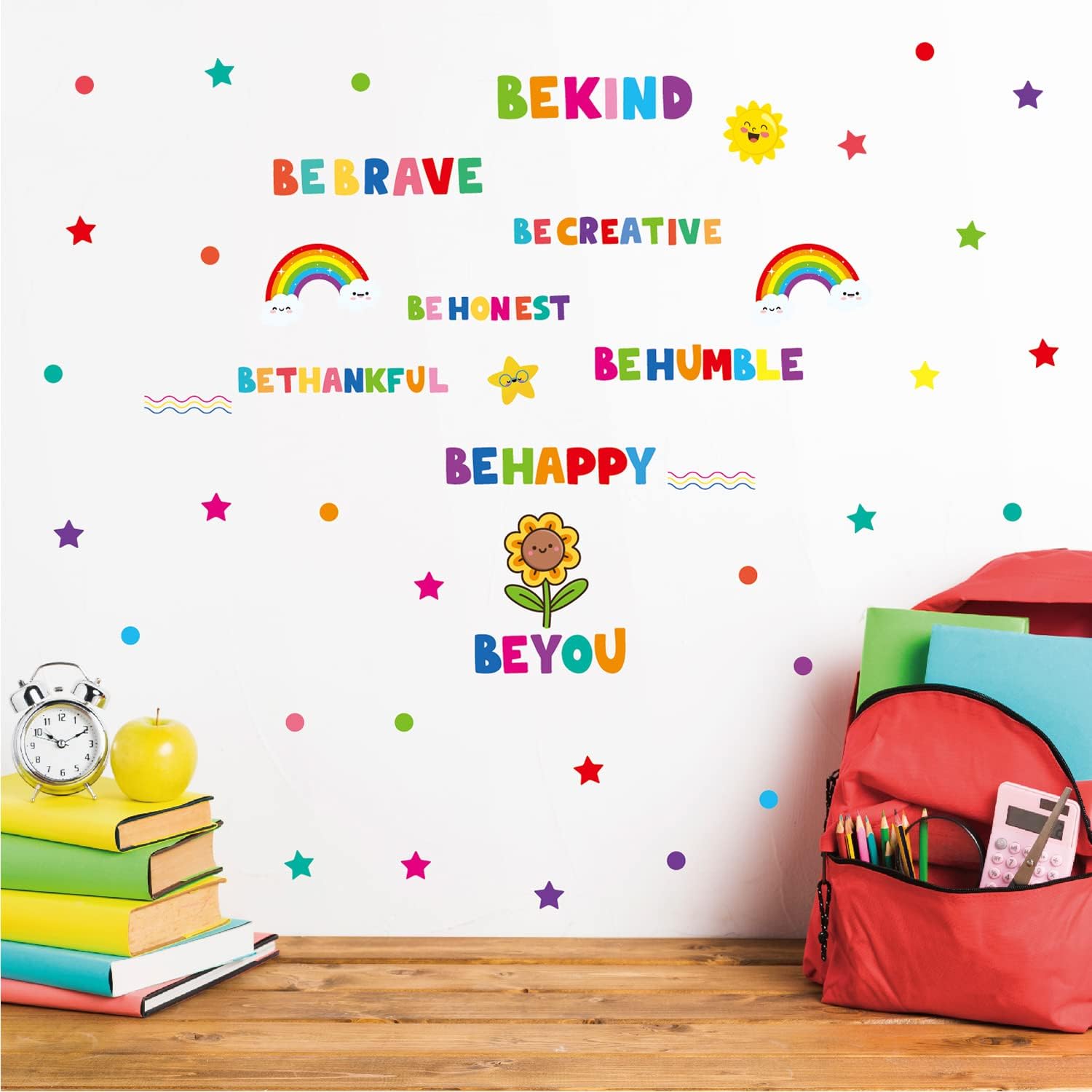 Amazon.com: Colorful Inspirational Wall Decal Motivational Phrases ...