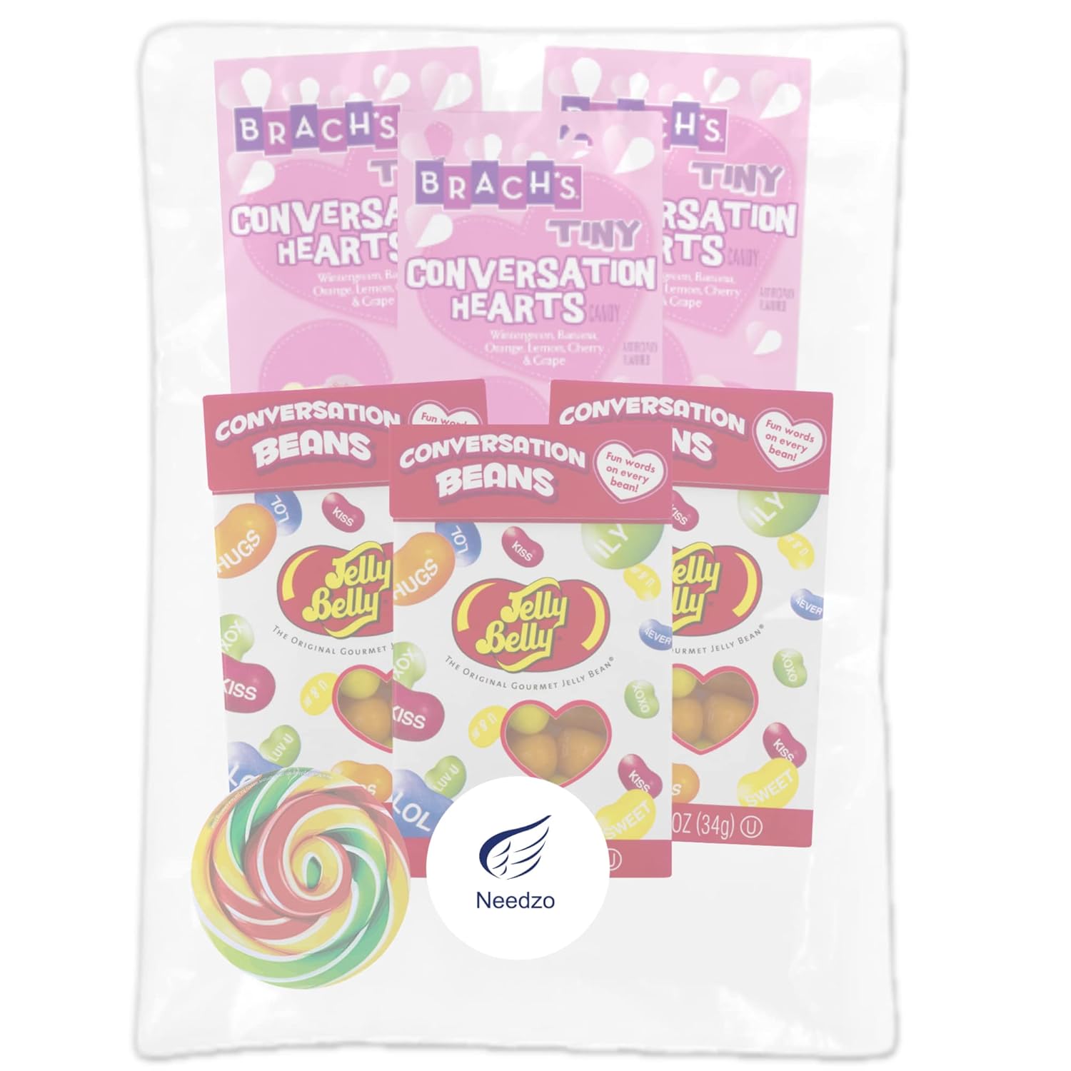 Brachs Tiny Candy Conversation Hearts and Jelly Bean – Juego de caja ...