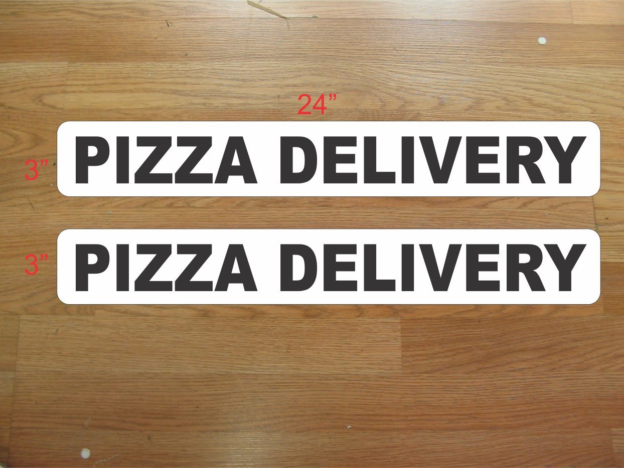 Pizza Delivery Car Sign