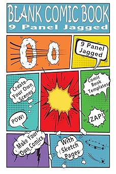 Blank Comic Book : 9 Panel Jagged: Make Your Own Comic Books With These ...