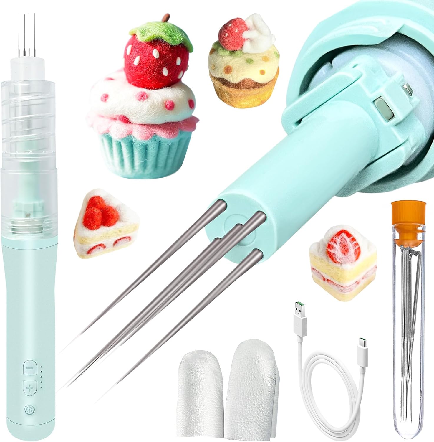 Amazon.com: LUKHMELF Electric Needle Felting Machin, 5 Speed Control ...