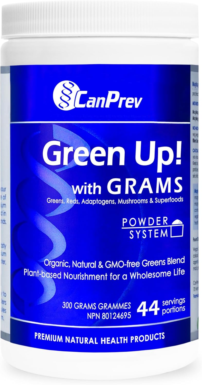 CanPrev Green Up! With GRAMS | 300g Powder l 100% plant-based l ...