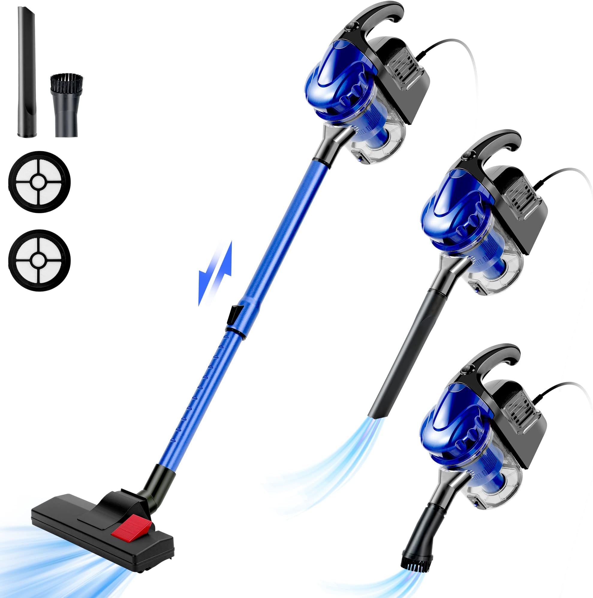Amazon.com - EFUSVAC Corded Vacuum Cleaner, 17KPa Powerful Suction with ...
