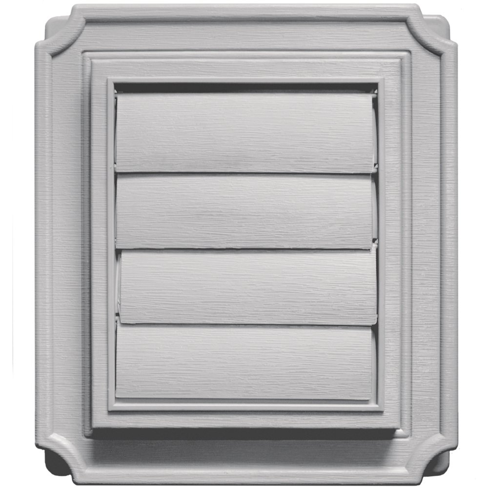 Square Side Wall Exhaust Vent With Patented Flaps Builders Edge Square ...