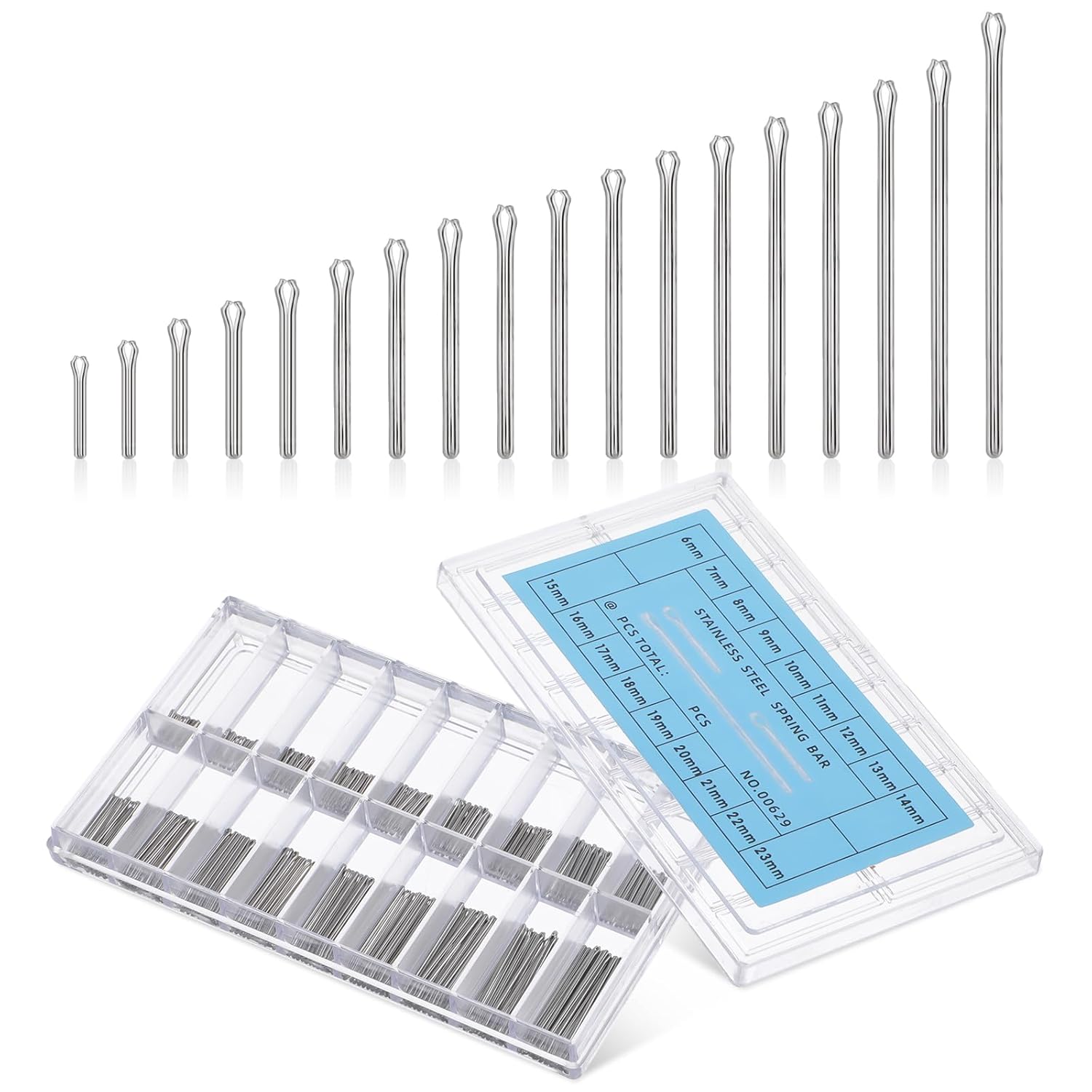 360 Pcs 6-23mm Watch Band Link Cotter Pins Watch Band Pins Watch Link ...