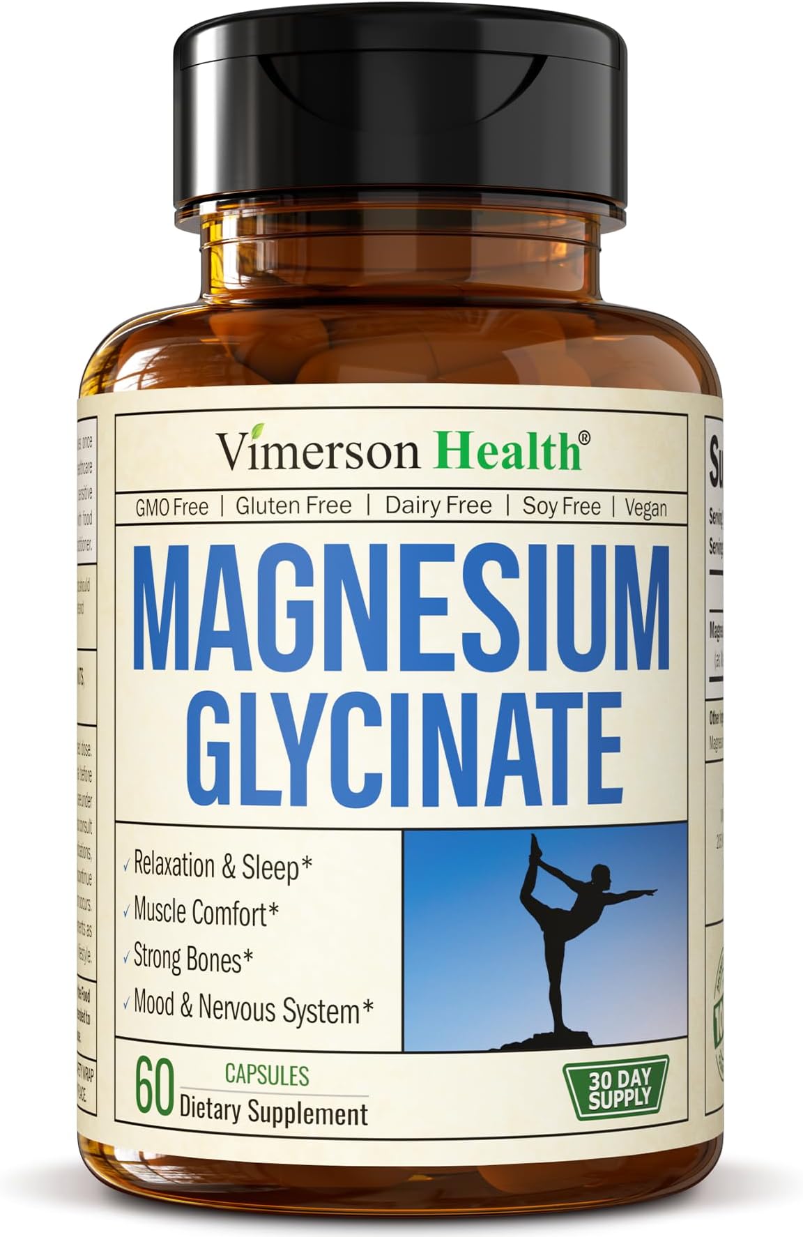 Amazon.com: VitaUp Magnesium Glycinate 200mg - USA Made Chelated ...