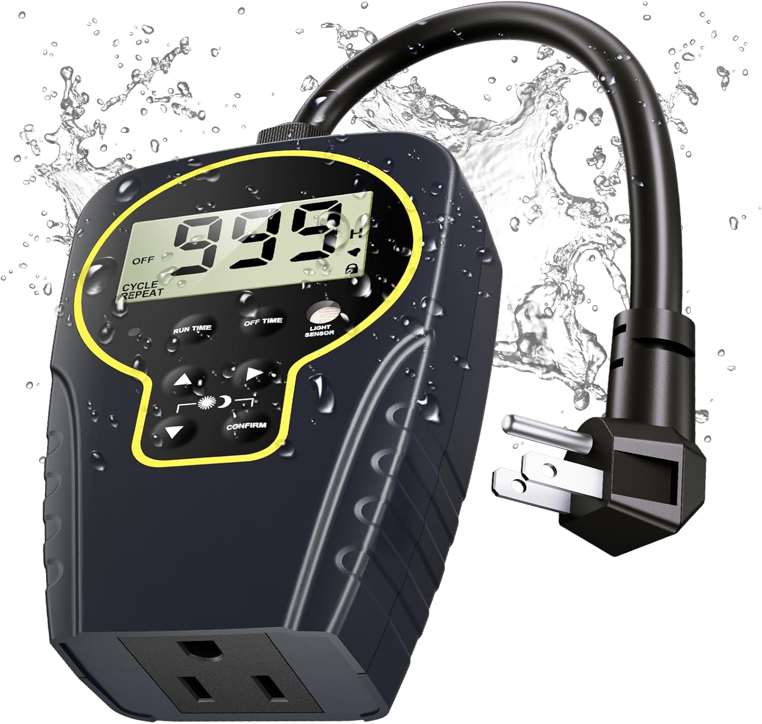 Amazon.com : NEARPOW Outdoor Interval Cycle Timer Plug, Waterproof ...