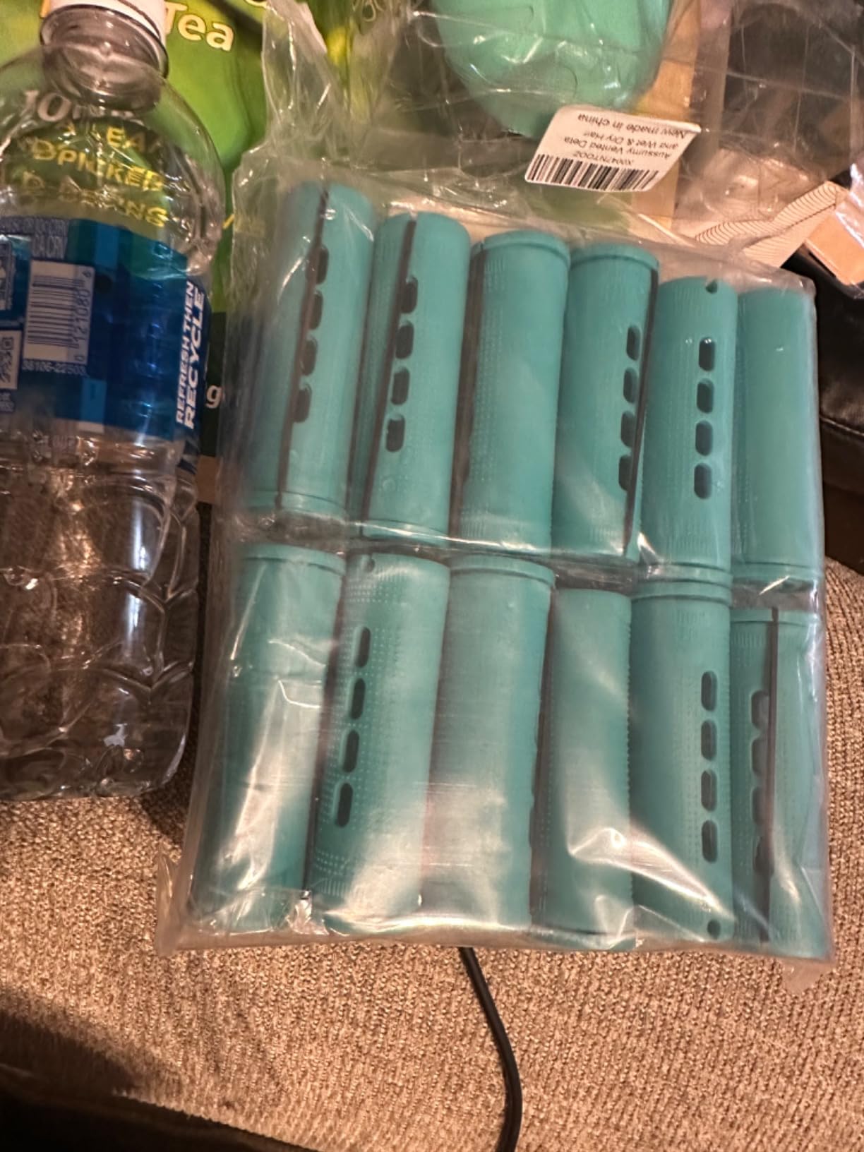 Amazon.com : 24Pcs Perm Rods For Long Hair Green Large Perm Rods For ...