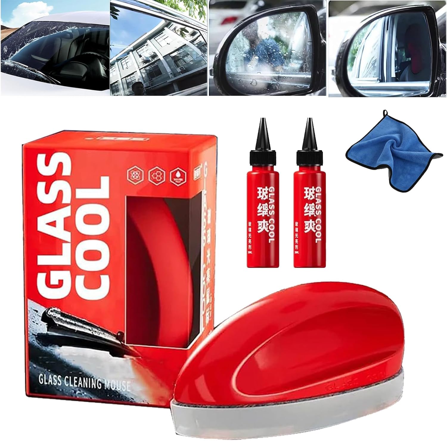 Amazon.com: Powerful Windshield Cleaner & Oil Film Remover, Car Glass ...