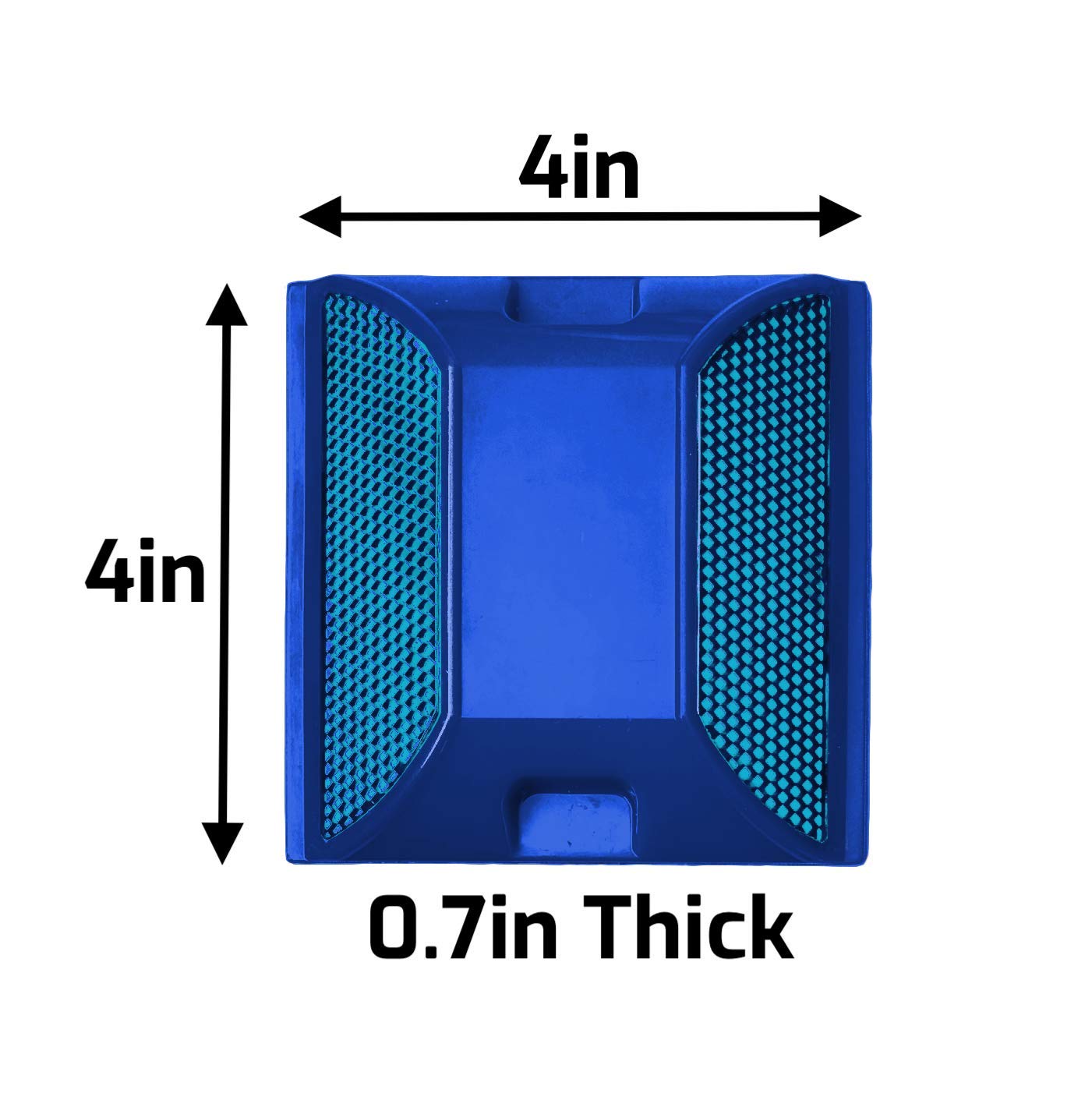 Blue Pavement Reflectors