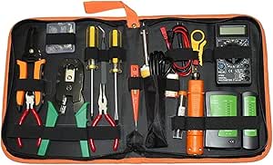 Network Repair Tool Kit 16Pcs Networking Repair Tool Kit RJ45 Tester ...