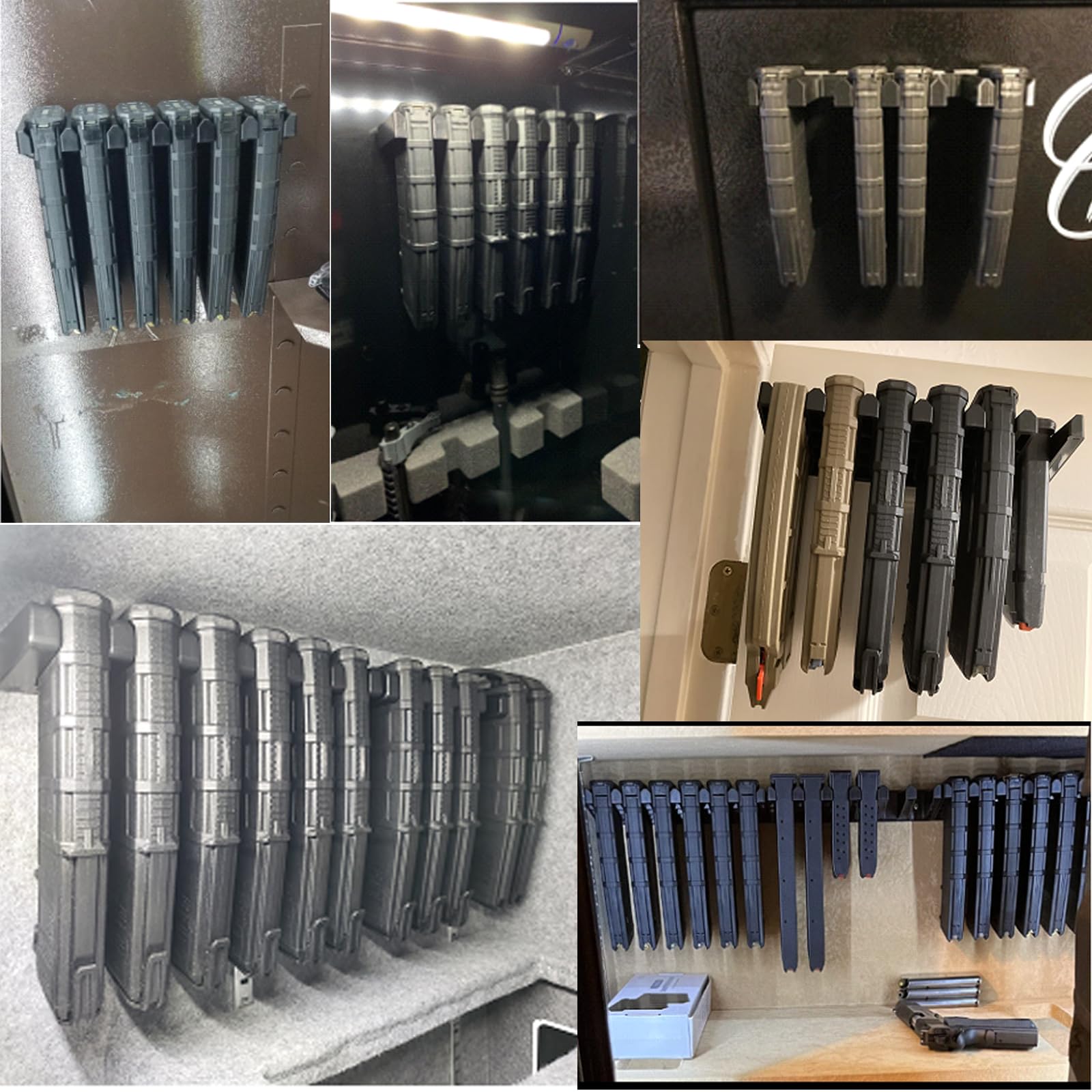 Snapklik.com : 2Pack Magnetic PMAG Wall Mount PMAG Holder, Mag Storage ...
