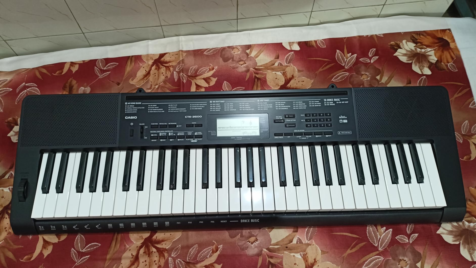 Casio Inc. CTK2400 61 Keys Personal Keyboard With Microphone(Black ...