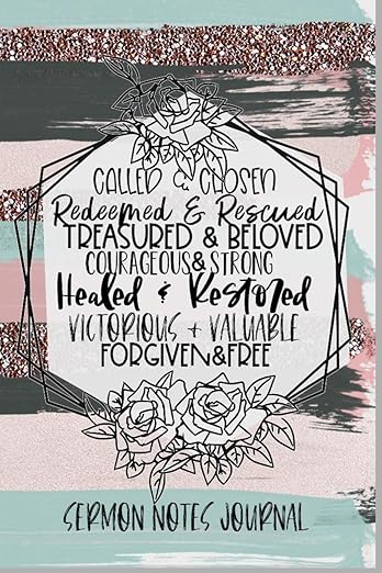 Christian Women’s Sermon Notes Journal: A 52 week inspirational journal ...