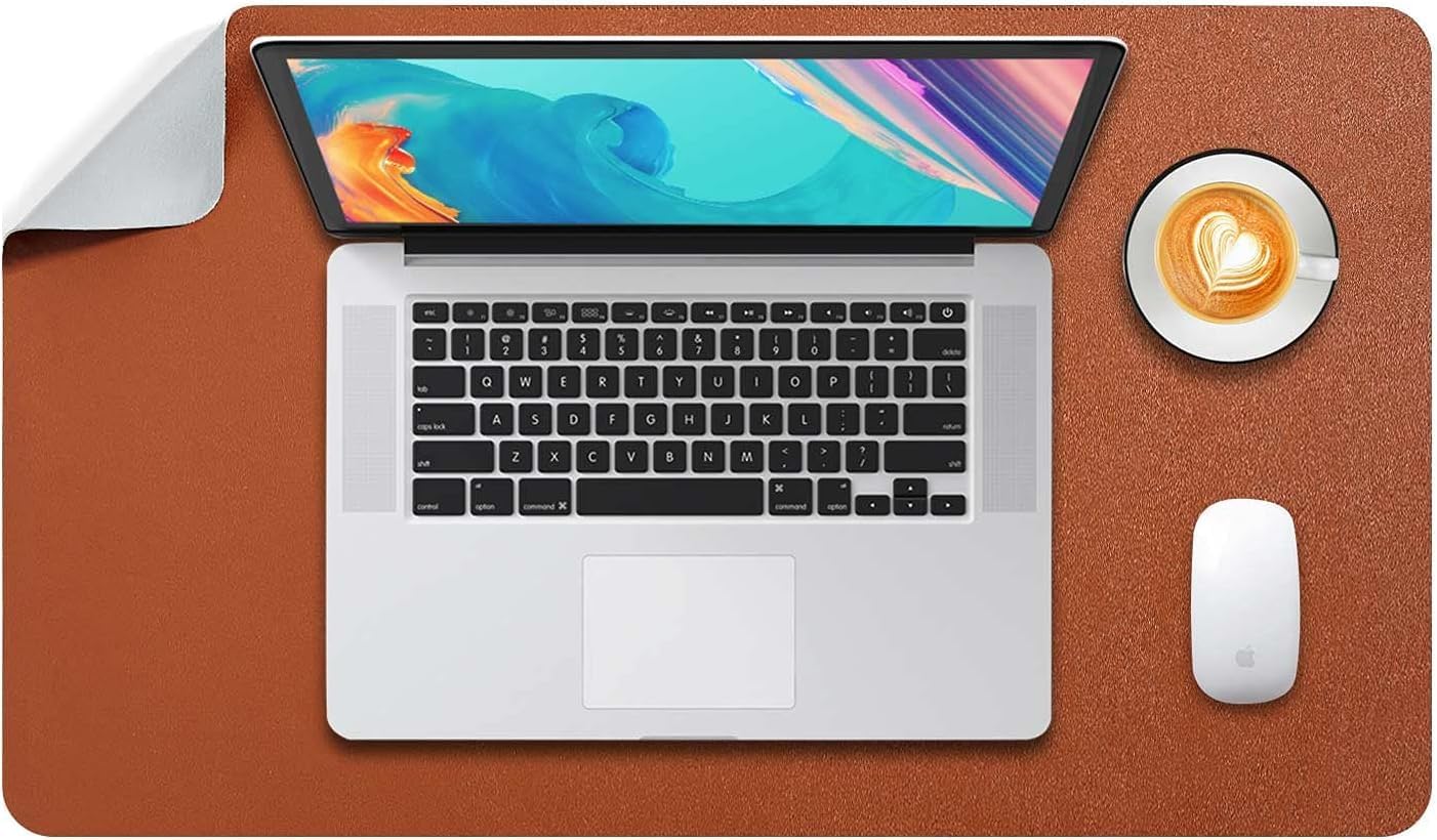 Potency Desk Pad, 60 x 30 cm PU Leather Desk Mat, M Extended Mouse Pad ...
