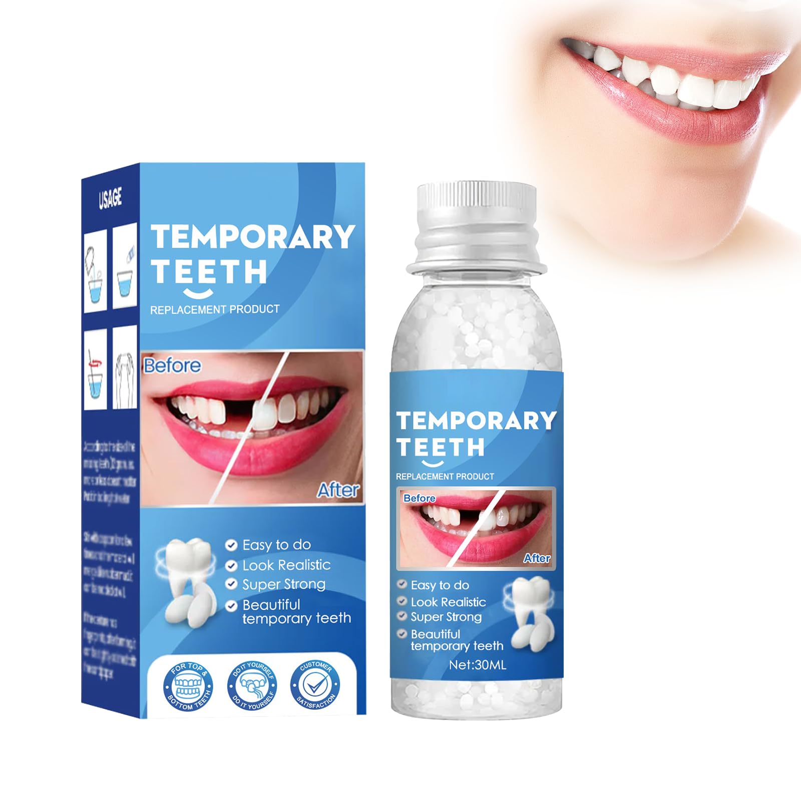 Neyared Chipped Tooth Repair, Replacement Missing Teeth Gap Filler ...