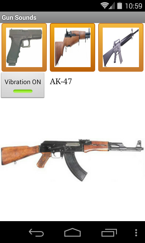 Weapon sounds (FREE) - App on Amazon Appstore