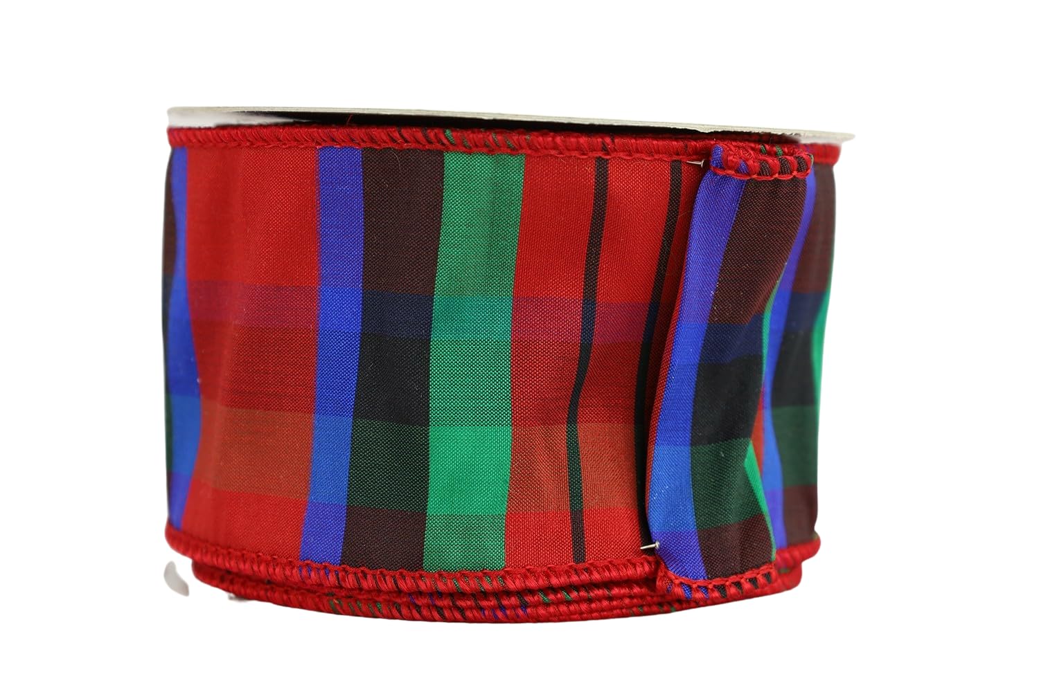 Amazon.com: Ribbon Bazaar Wired Classic Christmas Plaids - Red, Green ...