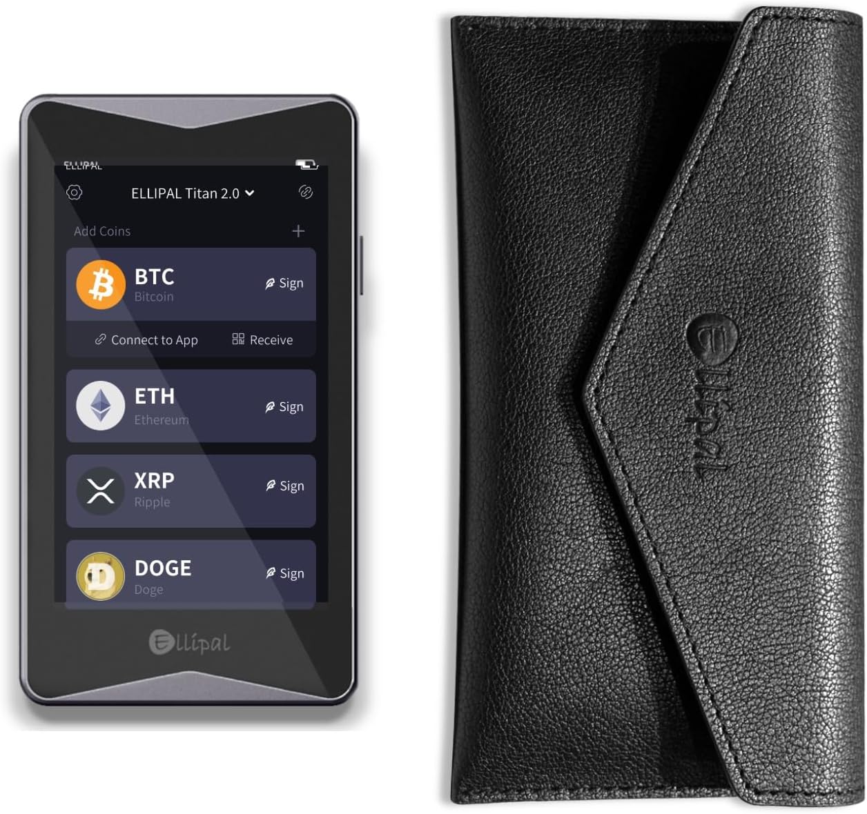 Amazon.com: ELLIPAL Titan 2.0 Crypto Wallet + Black Titan Case (2 Items ...