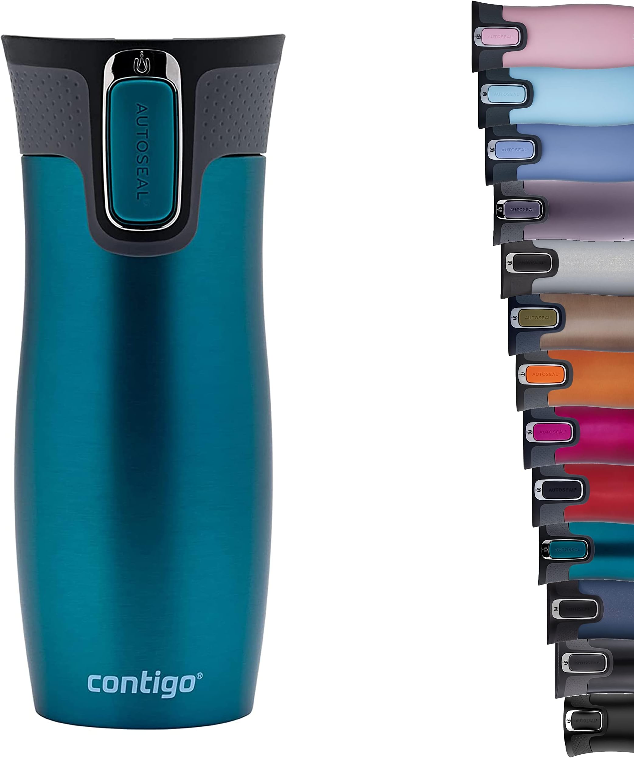 Amazon.com: Contigo Steel Travel Mug, 24 oz, Matte Black : Home & Kitchen