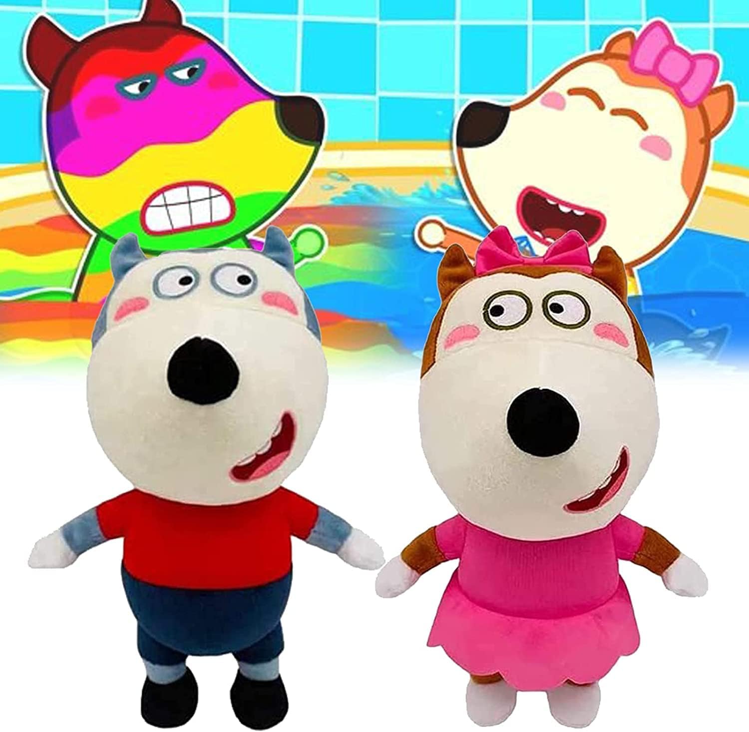 caiji Wolfoo Lucy Toys, Wolfoo Plush Lucy, Wolfoo y Lucy - Wolfoo ...
