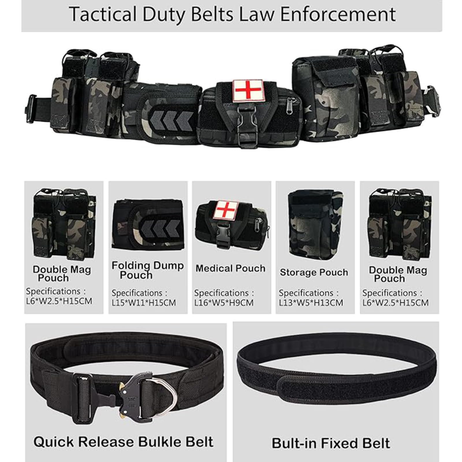 Snapklik.com : PIKEON Tactical Battle Belt Quick Release Rigger 1.75 ...