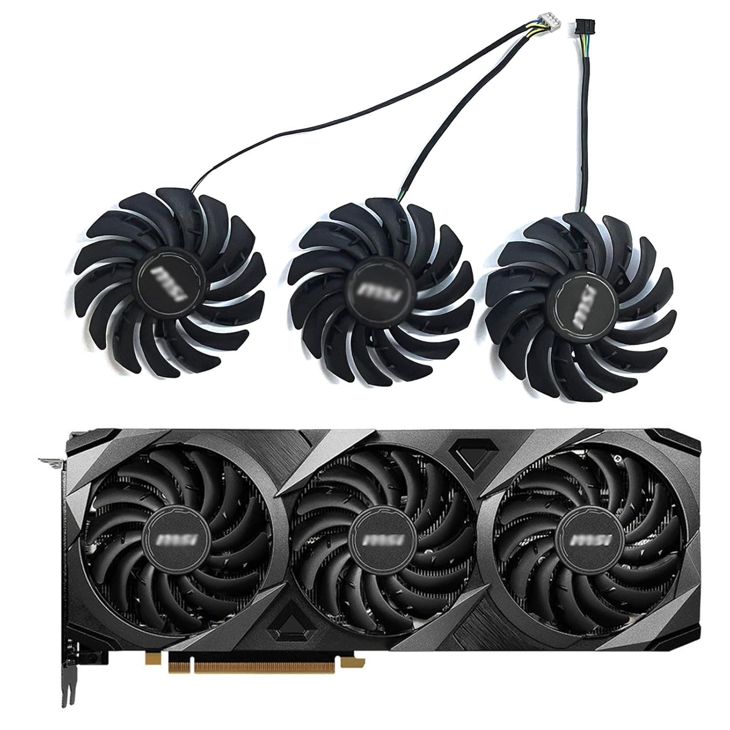 Amazon.com: 85mm 4pin PLD09210S12HH 85mm RTX3080 Cooler MSI Geforce RTX ...