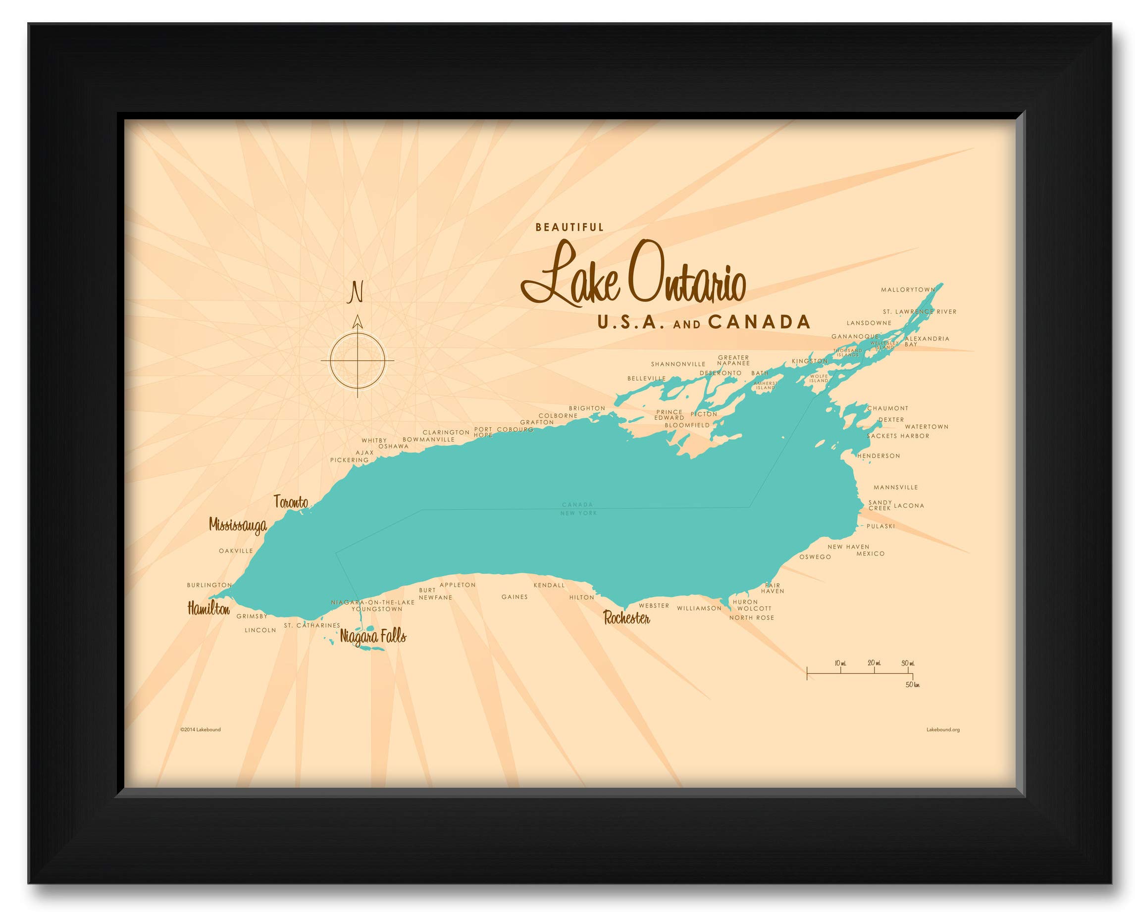 Lake Ontario Size Great Sodus Bay New York Lake Ontario 2006