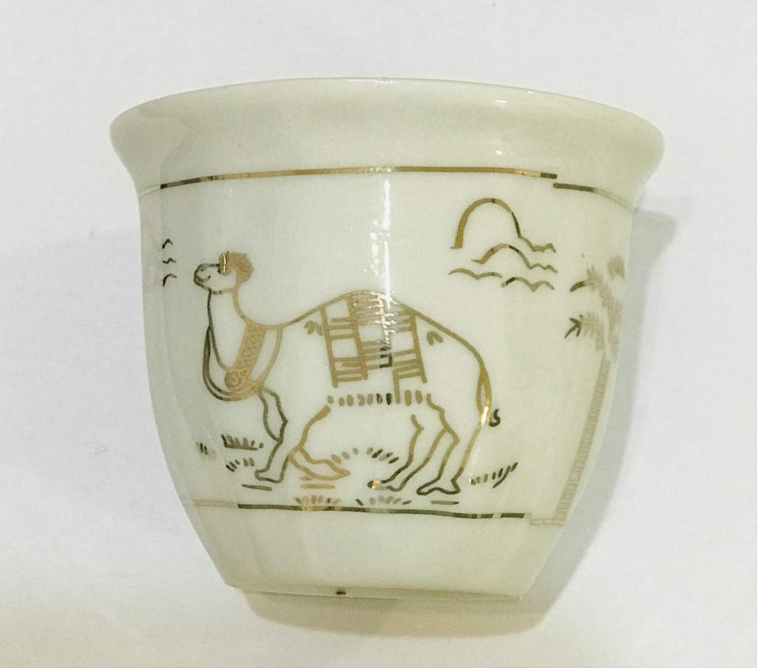 Arabic Coffee Gahwa Cup with Gamel Photo, 30cm, 12-Pieces : Amazon.ae ...