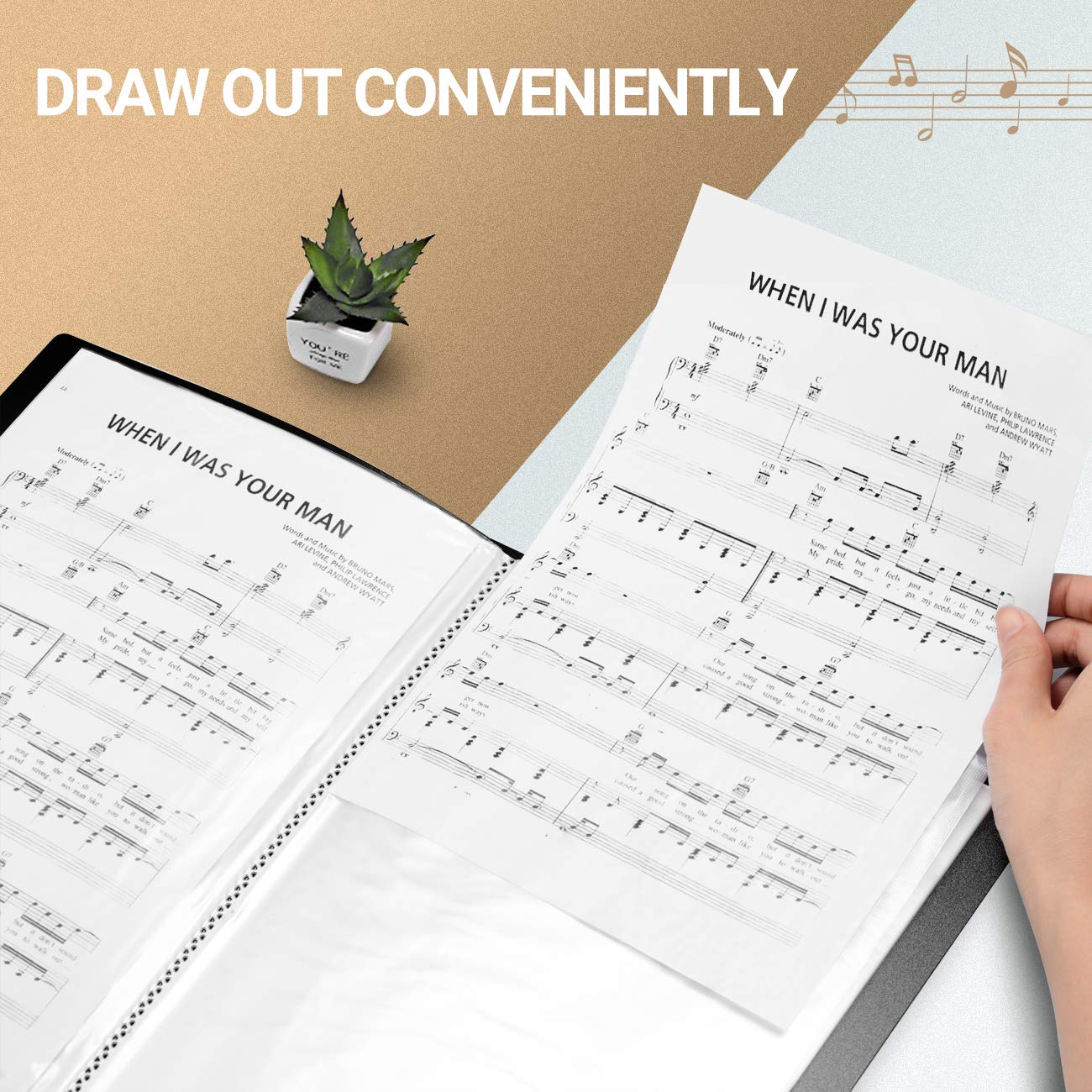 Snapklik.com : Sheet Music Folder Documents File Paper Storage Blank ...