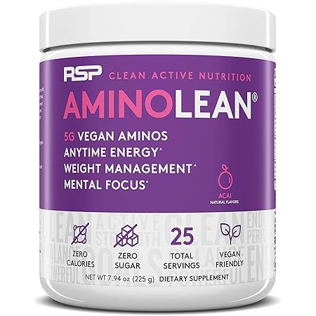 AminoLean Pre Workout Powder, Amino Energy & Weight Management with ...