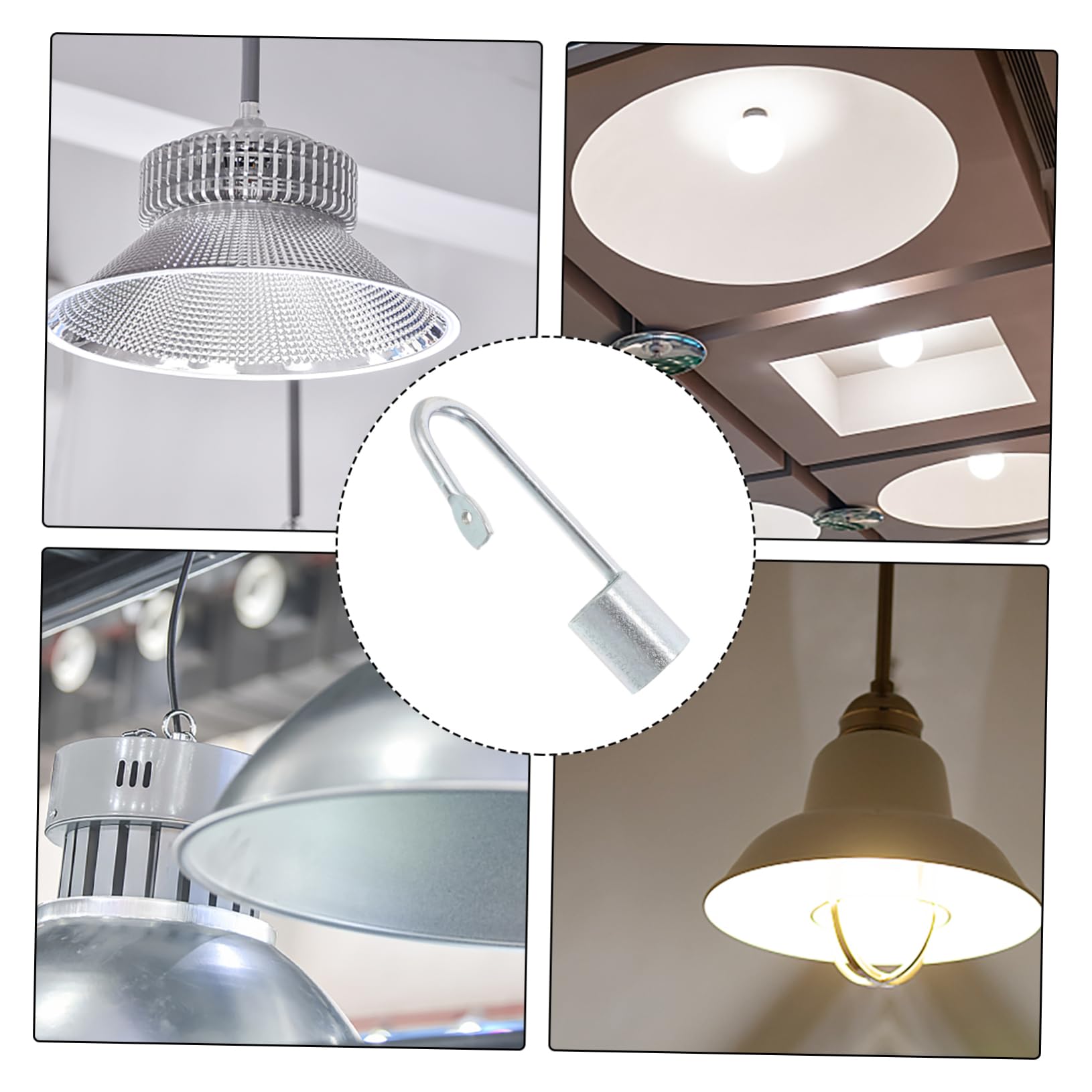Industrial Lighting Hook Pendant Light With Hook And Steel Cable HOOK