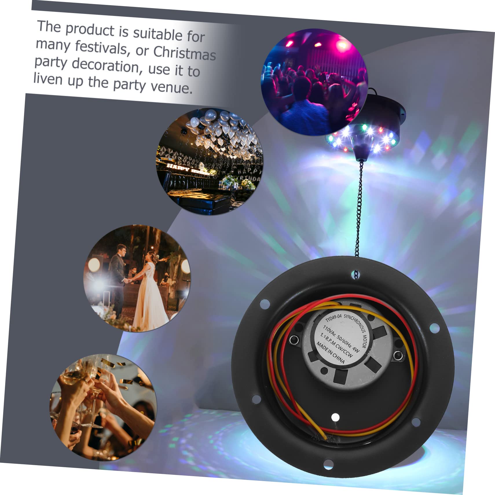 Event Decor Rotating Motor POPETPOP Electric Powered Slow Rotating ...