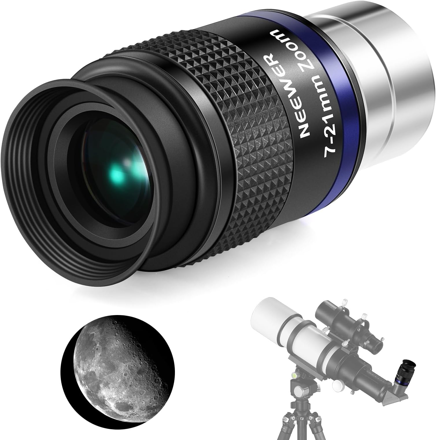 Amazon.com : NEEWER Zoom Telescope Eyepiece with 7-21mm Focal Length ...