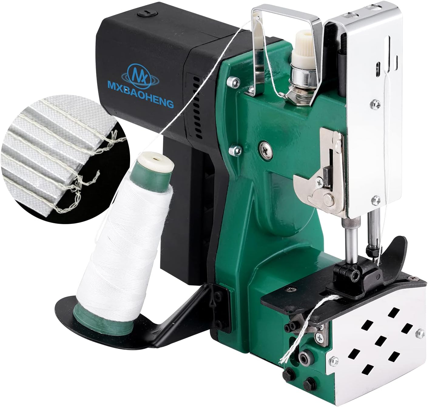 MXBAOHENG Bag Closer Closing Machine Bag Stitcher Machine Portable ...