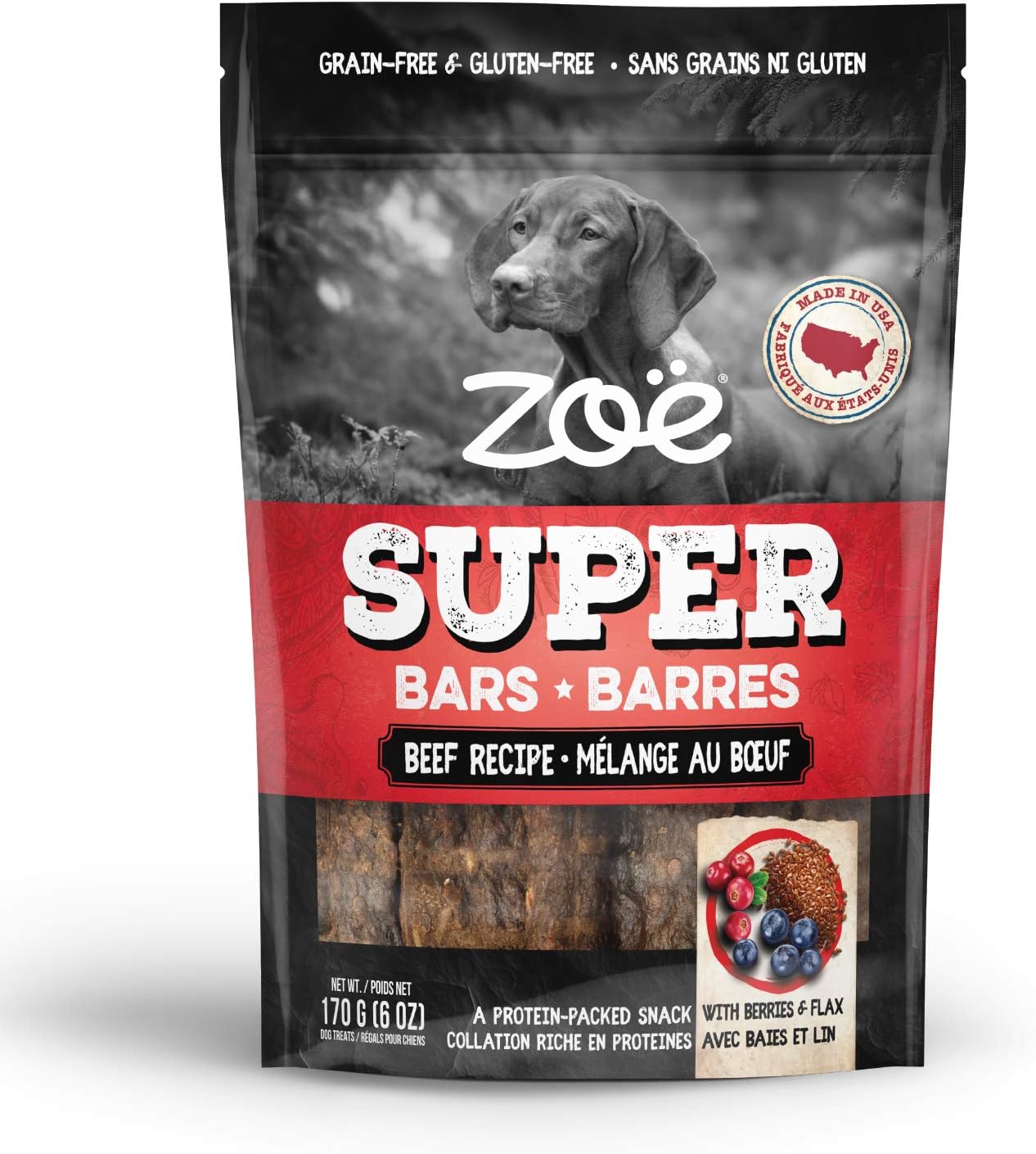 Zoe Super Bars for dogs, Beef Recipe, 170 g (6 oz) : Amazon.ca: Beauty ...