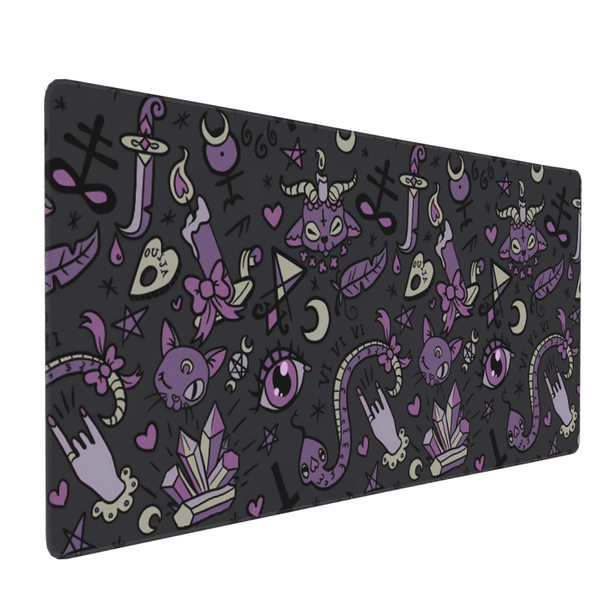 Amazon.com: COEIOBEO Purple Gray Magic Goth Witchy Spooky Extended ...