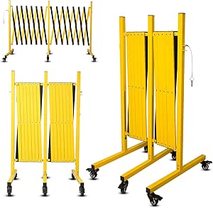 Amazon.com: Ntiibcuy Metal Expandable Barricade｜17FT Folding Security ...