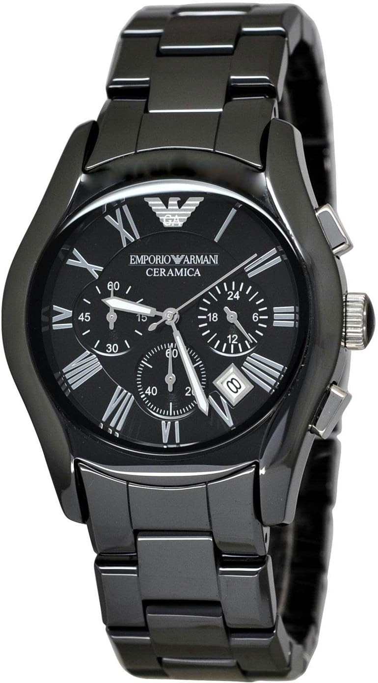 Emporio Armani Men's Bracelet CERAMICA Watch AR1400 : Amazon.co.uk: Fashion
