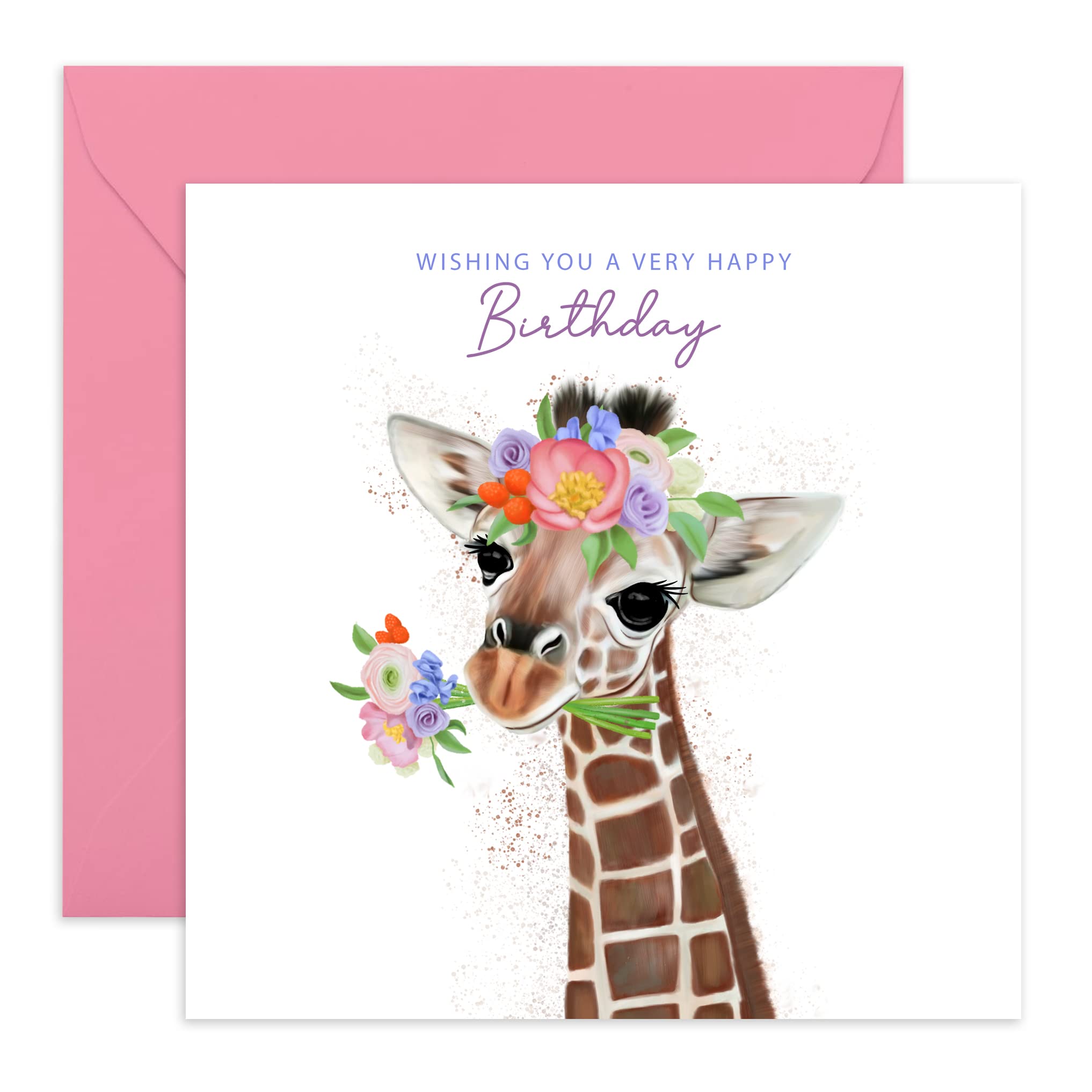 Giraffe Happy Birthday Sayings