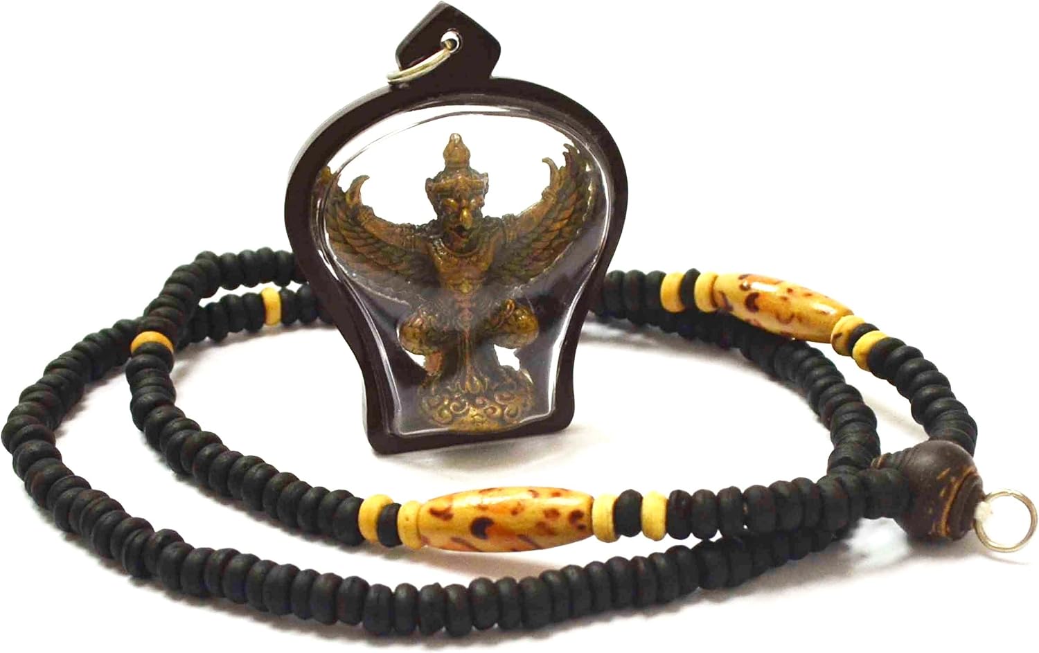 Amulet Necklace Garuda Jewelry Magic Eagle Garuda Phaya Krut Pendants ...