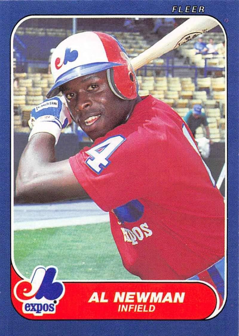 Amazon.com: 1986 Fleer Update Baseball #U-80 Al Newman RC Rookie Card ...