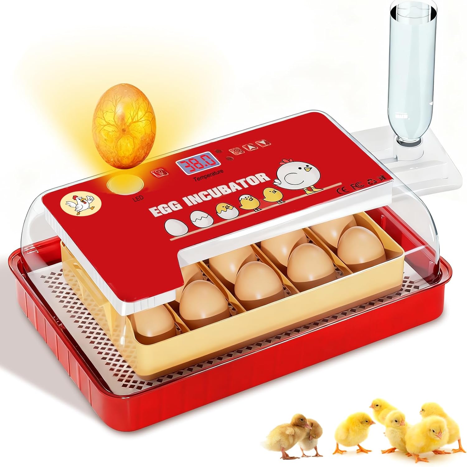 Incubators for Hatching Eggs 15-35 Eggs Incubator with Automatic Egg ...