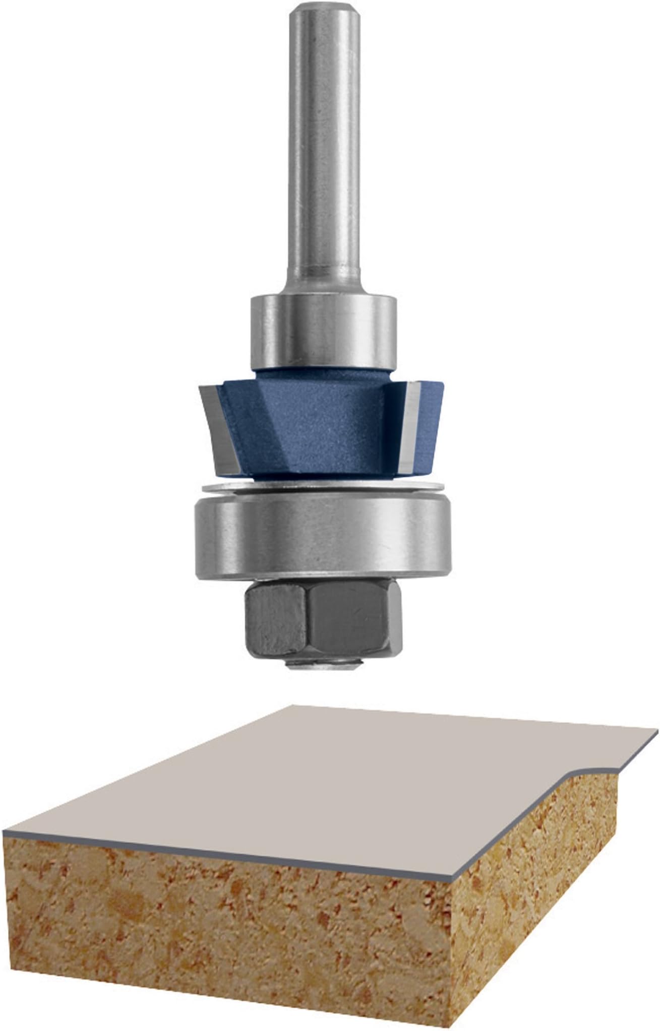 Bosch 85414M 7/8 In. x 5/16 In. Carbide Tipped 4-Flute Flush Trim ...